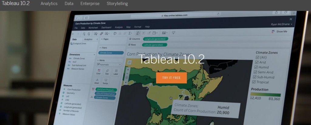 Initiation of Tableau 10.2 Enhances Advanced Analytics - Big Data ...